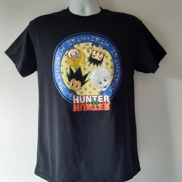 Hunter X Hunter | Shirts | Hunter X Hunter Mens Black Short Sleeve ...